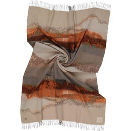 FRAAS Decke Herren Gr&ouml;&szlig;e One Size camel / kastanienbraun / grau / dunkelorange