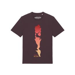 Watapparel T-Shirt 'There's no limit' Herren Gr&ouml;&szlig;e XXL gelb / rot / dunkelrot