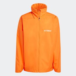 adidas terrex Outdoorjacke 'Ess' Herren Gr&ouml;&szlig;e L orange / wei&szlig;