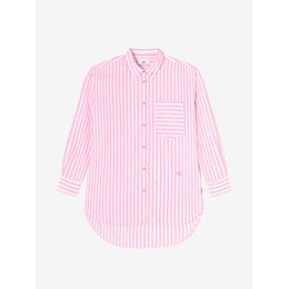 Le Temps Des Cerises Bluse 'Ariana' Damen Gr&ouml;&szlig;e XS pink / wei&szlig;