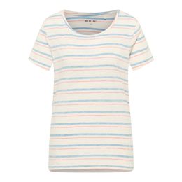 Mustang Shirt Damen Gr&ouml;&szlig;e XXS beige / blau / rosa