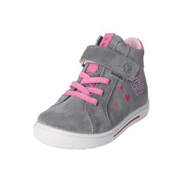 Ricosta Sneaker 'Mala' M&auml;dchen Gr&ouml;&szlig;e 25 grau / rosa / rot