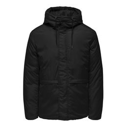 Only & Sons Only & Sons Parka 'Odin' Herren Gr&ouml;&szlig;e L schwarz