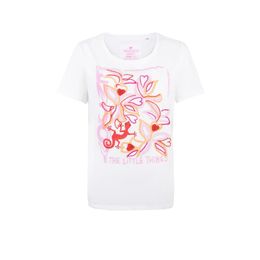 LIEBLINGSST&Uuml;CK Lieblingsst&uuml;ck T-shirt Damen Gr&ouml;&szlig;e XS rosa / rot / offwhite