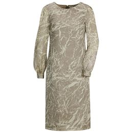 Madeleine Mode Madeleine Kleid Damen Gr&ouml;&szlig;e 48 cappuccino / wollwei&szlig; Winterkleid