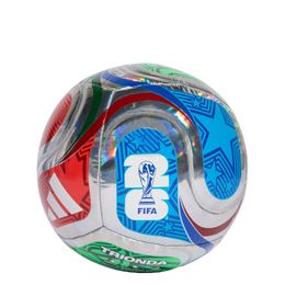 adidas Performance Ball 'World Cup 26 Trionda' Herren Gr&ouml;&szlig;e 3 royalblau / rot / silber / wei&szlig;