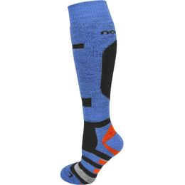 Normani Sportsocken Herren Gr&ouml;&szlig;e 47/50 blau / grau / orange / schwarz
