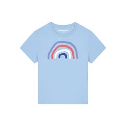 Watapparel T-Shirt ' Regenbogen ' Damen Gr&ouml;&szlig;e L hellblau / mischfarben