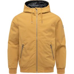 Outdoorjacke Ragwear "Outdoorjacke Stuartt Summer YOUMODO", Herren, Gr. 5XL, braun (cinnamon), Obermaterial: 100% Polyester PES. Obermaterial: Futter: 100% Polyester PES., gerade, hoch geschlossener Ausschnitt, &Auml;rmel ohne &Auml;rmelschlitz Rippstrickb&uuml;ndchen, Jacken Outdoorjacke, Wasserdichte &Uuml;bergangsjacke mit Kapuze