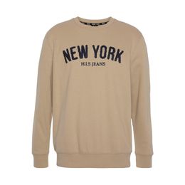 H.I.S. H.I.S Sweatshirt Herren Gr&ouml;&szlig;e L beige / schwarz