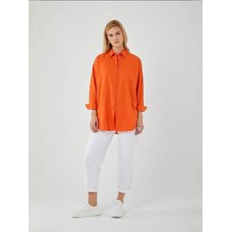 Mixray Bluse Damen Gr&ouml;&szlig;e L orange