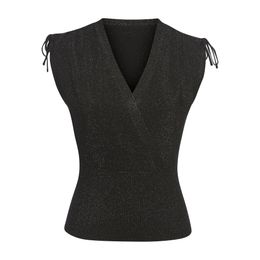 Lascana Stricktop Damen Gr&ouml;&szlig;e XS schwarzmeliert