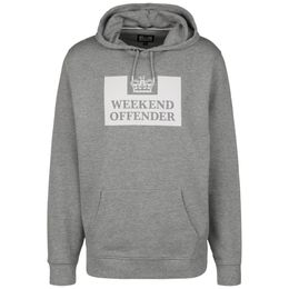 Weekend Offender Sweatshirt 'Service Classic' Herren Gr&ouml;&szlig;e XS graumeliert / wei&szlig;