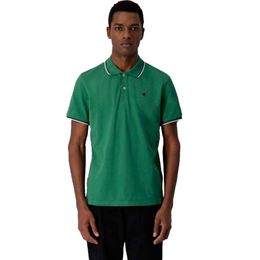Champion Authentic Athletic Apparel Poloshirt Herren Gr&ouml;&szlig;e XS beige / gr&uuml;n / schwarz