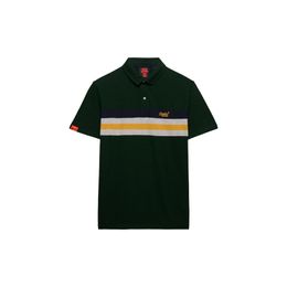 Superdry & Co Poloshirt Herren Gr&ouml;&szlig;e XXL grau / gr&uuml;n / orange