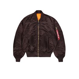 Alpha Industries &Uuml;bergangsjacke 'MA-1 Heritage' Herren Gr&ouml;&szlig;e XL dunkelbraun