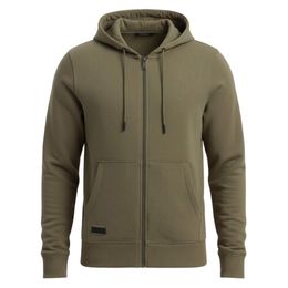 Ombre Sweatjacke 'OM-SSBZ-0160' Herren Gr&ouml;&szlig;e S oliv