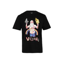 Volcom T-Shirt 'HERBIE' Herren Gr&ouml;&szlig;e L gelb / rot / schwarz / wei&szlig;
