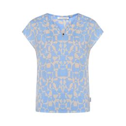 BETTY & CO Betty & Co Bluse Damen Gr&ouml;&szlig;e S beige / blau