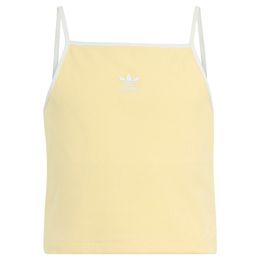 adidas originals Top 'SLIM MINI RIB TANK' M&auml;dchen Gr&ouml;&szlig;e 140 hellgelb / wei&szlig;
