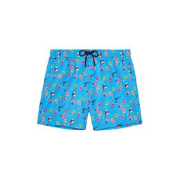 HOM Badeshorts ' Beach Boxer Lido ' Herren Gr&ouml;&szlig;e L blau / hellblau