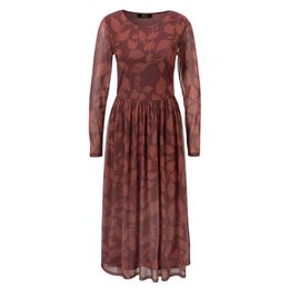 Aniston Selected Kleid Damen Gr&ouml;&szlig;e 40 kastanienbraun / rostbraun Winterkleid