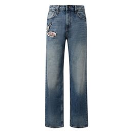 QS Jeans Herren Gr&ouml;&szlig;e 29 blue denim / bordeaux / schwarz / wei&szlig;