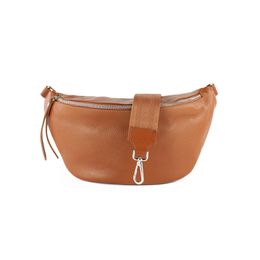 Lepelou G&uuml;rteltasche 'ROMA' Damen Gr&ouml;&szlig;e 40 cm x 20 cm x 12 cm cognac