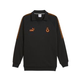 Puma Sportsweatshirt 'Galatasaray Sk King Drill' Herren Gr&ouml;&szlig;e XXS orange / schwarz