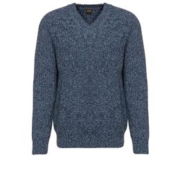 BOSS Pullover Herren Gr&ouml;&szlig;e S blau / schwarz