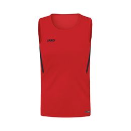 Jako Sporttop 'Challenge' Jungen Gr&ouml;&szlig;e 140 rot / schwarz