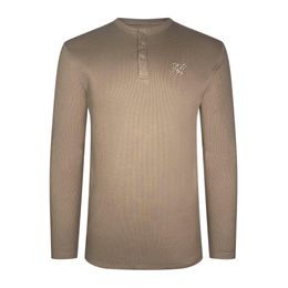 SikSilk Shirt Herren Gr&ouml;&szlig;e XS dunkelbeige
