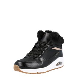 Skechers Kids Schn&uuml;rboots 'UNO - COZY ON AIR' M&auml;dchen Gr&ouml;&szlig;e 34 nude / schwarz