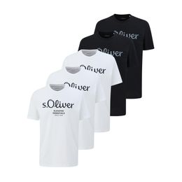 s.Oliver Shirt 'Basic' Herren Gr&ouml;&szlig;e XXXL schwarzmeliert