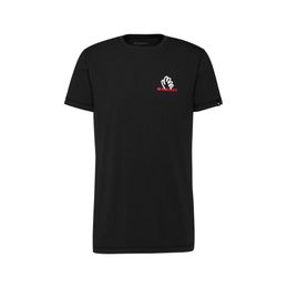 Mammut Sportshirt 'Massone Hold' Herren Gr&ouml;&szlig;e S rot / schwarz / offwhite