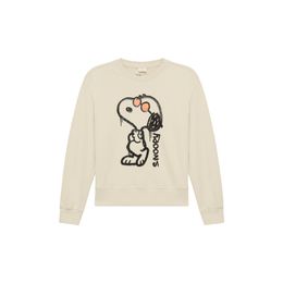 s.Oliver Sweatshirt 'Peanuts' M&auml;dchen Gr&ouml;&szlig;e 146 ecru / orange / schwarz