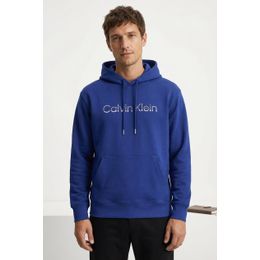 Kapuzensweatshirt Calvin Klein "LS EU 350TERRY HOODIE", Herren, Gr. XL, blau majesty, Sweatware, Obermaterial: 92% Baumwolle, 8% Polyester, unifarben, regular fit normal, Rundhals, eingesetzt Rippb&uuml;ndchen, Sweatshirts Kapuzensweatshirt, Regular fit mit Kapuze
