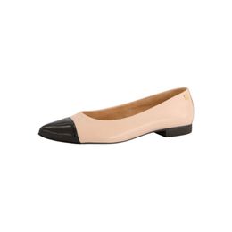 Paul Green Ballerina Damen Gr&ouml;&szlig;e 36 beige / schwarz