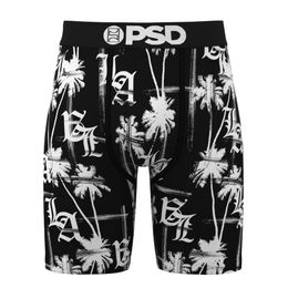 PSD Boxershorts 'La Palms' Herren Gr&ouml;&szlig;e S schwarz / wei&szlig;