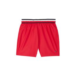 Tommy Hilfiger Badeshorts Jungen Gr&ouml;&szlig;e 164/170 cranberry / schwarz / wei&szlig;