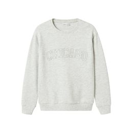 name it Sweatshirt 'NKMLester' Jungen Gr&ouml;&szlig;e 146/152 graumeliert
