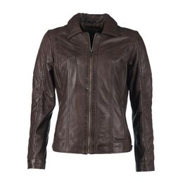 JCC Lederjacke Damen Gr&ouml;&szlig;e L dunkelbraun