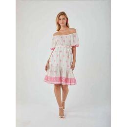 Mixray Kleid Damen Gr&ouml;&szlig;e 36 rosa / wei&szlig;