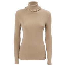 Influencer Pullover Damen Gr&ouml;&szlig;e M beige