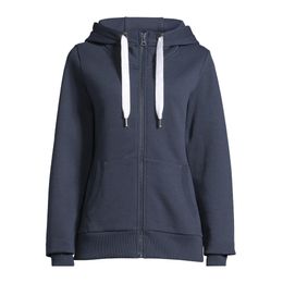 Salzhaut Sweatjacke 'S&ouml;&ouml;te' Damen Gr&ouml;&szlig;e L navy / wei&szlig;