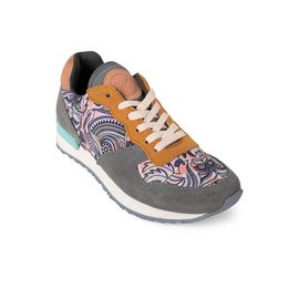 Inkkas Sneaker low 'Inkkas Manu Sneaker &ndash; Handgefertigter Damen-Sneaker mit Bird-Artwork' Damen Gr&ouml;&szlig;e 40 bunt