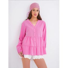 Mixray Bluse Damen Gr&ouml;&szlig;e L pink