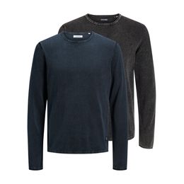 Jack & Jones Jack & Jones Pullover 'Leo' Herren Gr&ouml;&szlig;e S schwarzmeliert