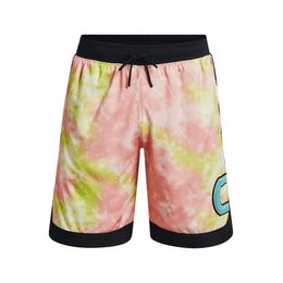 Under Armour Sportshorts 'Steph Curry' Herren Gr&ouml;&szlig;e M mint / apfel / rosa / schwarz