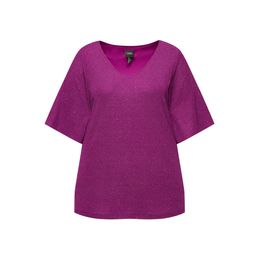 Ulla Popken Shirt Damen Gr&ouml;&szlig;e XXXL/4XL rotviolett